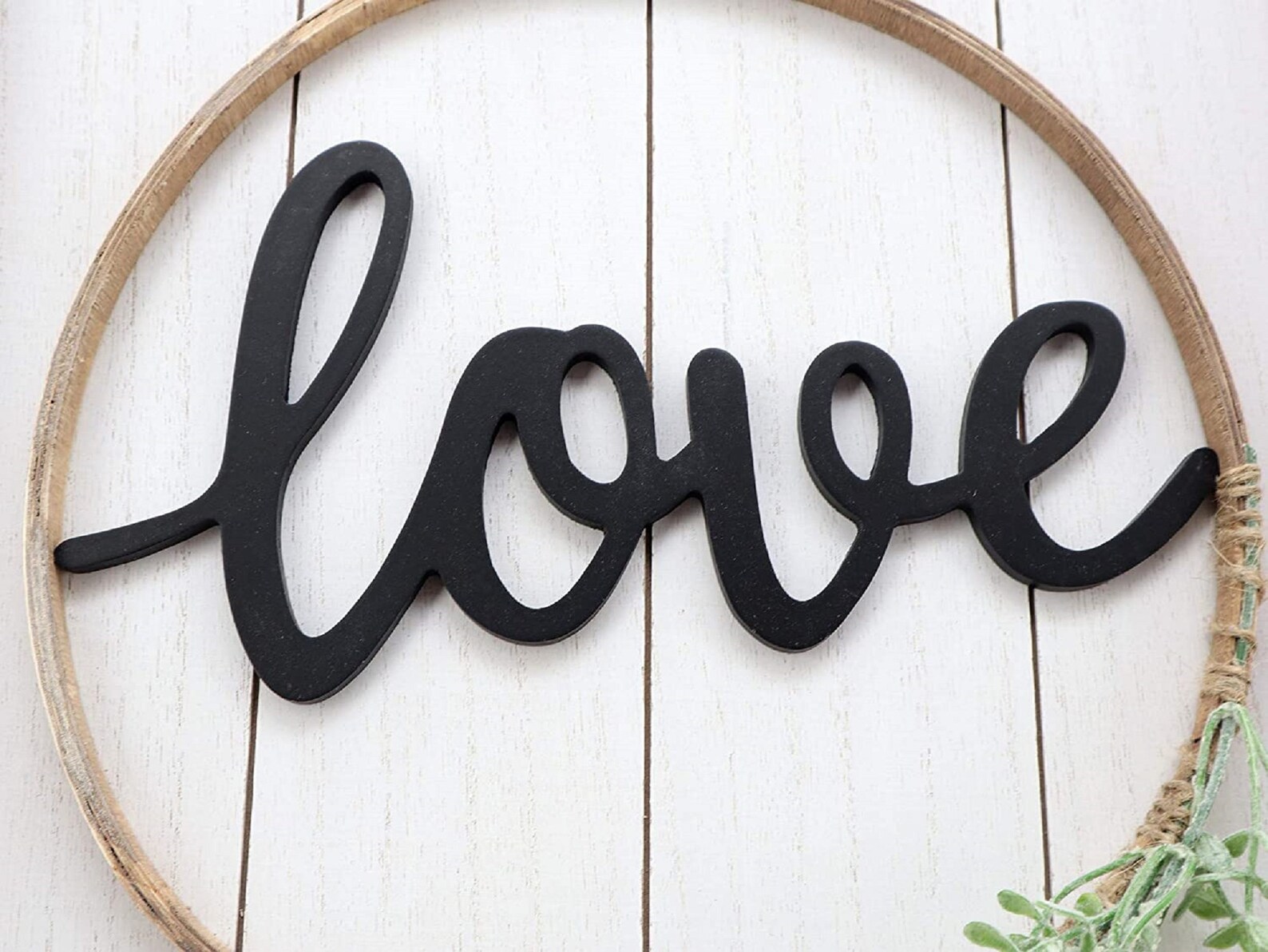 Love Decorative Sign for Wall Rustic Farmhouse Accent Love - Etsy