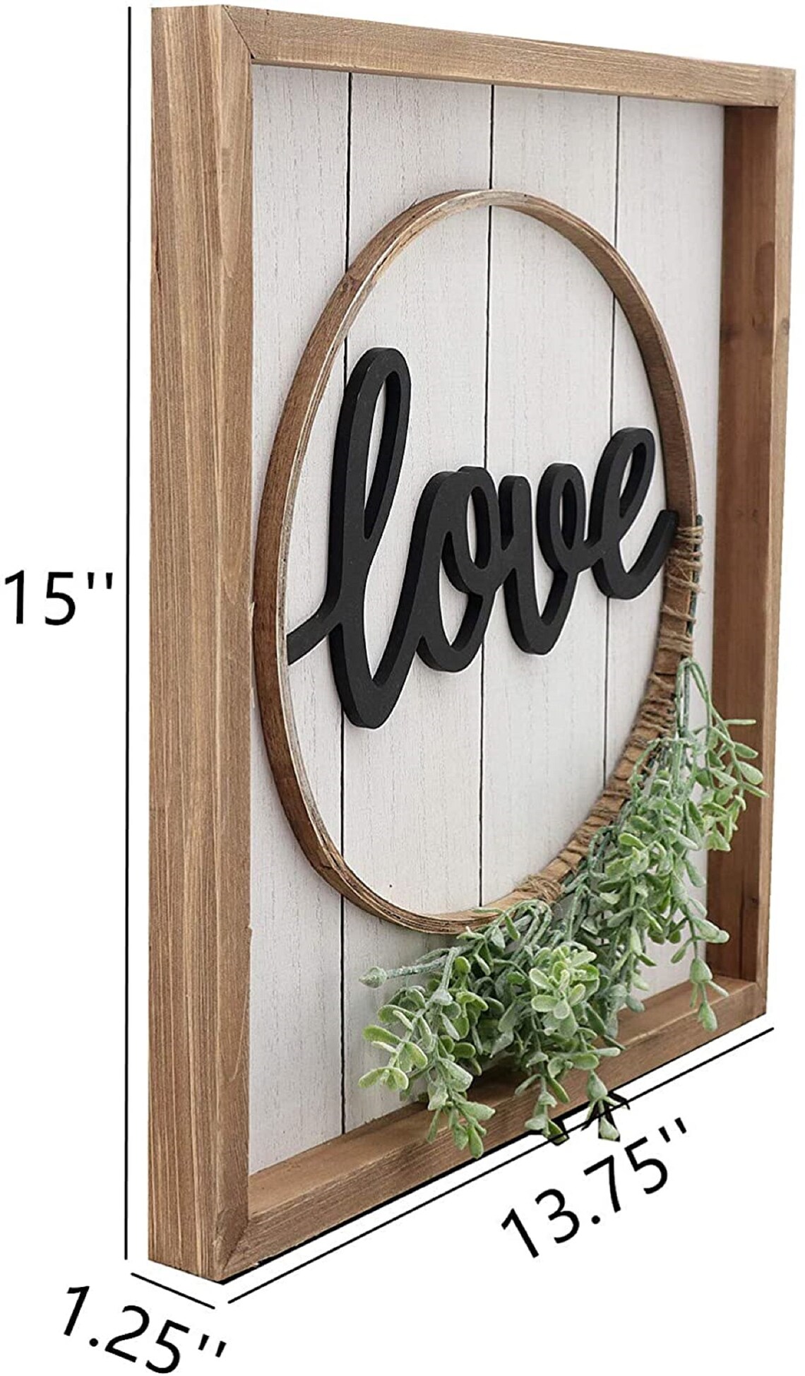 Love Decorative Sign for Wall Rustic Farmhouse Accent Love - Etsy