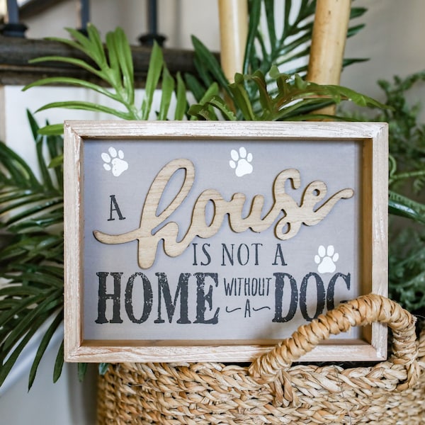 A Home Without a Dog - Etsy