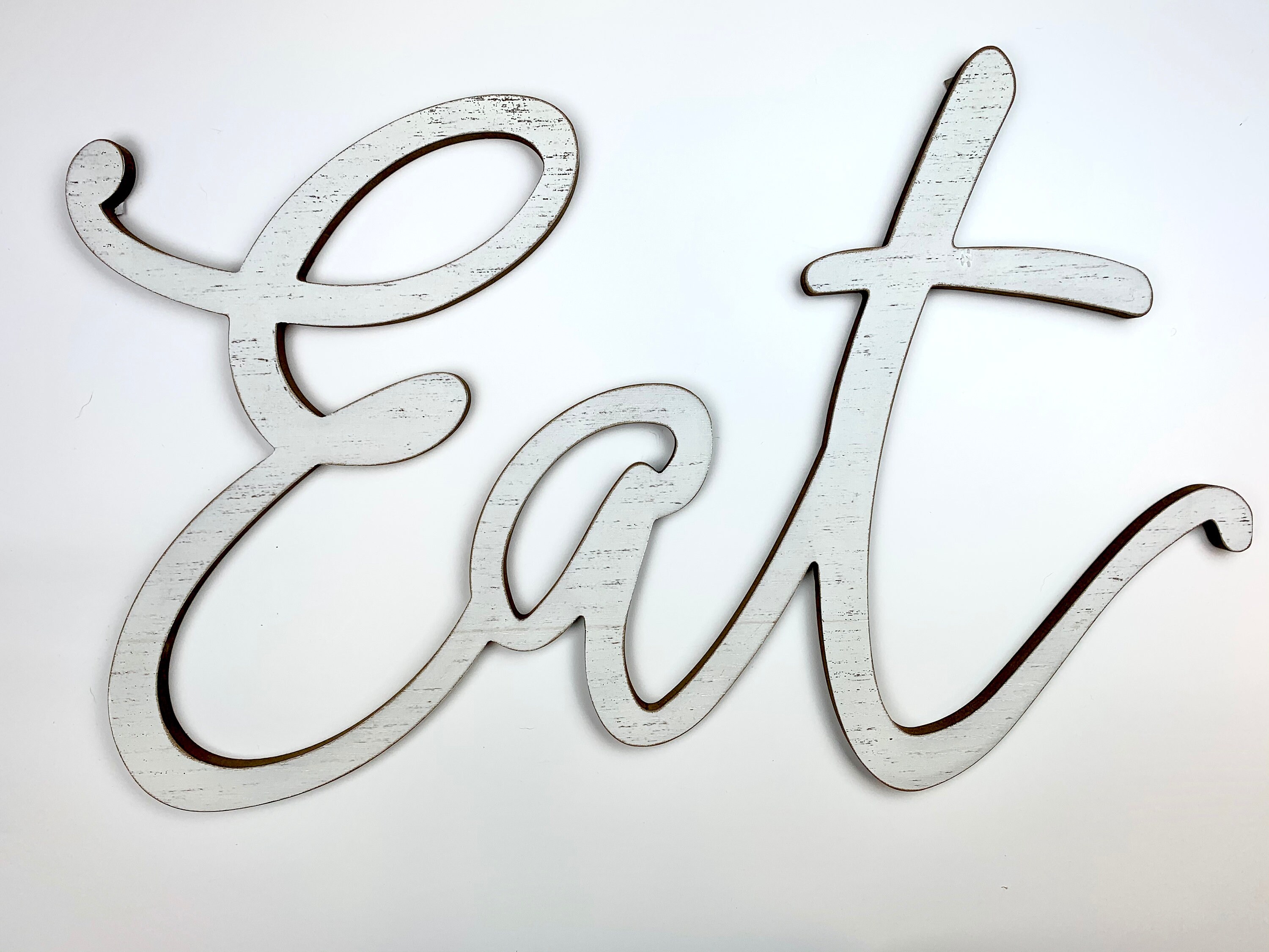 Rustic Eat Sign Wall Decor for Kitchen and Homedistressed - Etsy