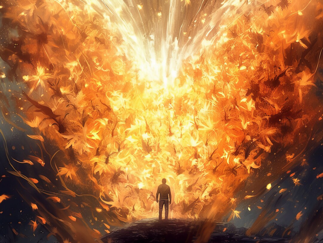 Life Explosion Framed Artwork - Etsy