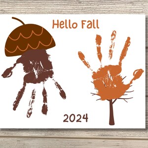 Hello Fall 2024, Handprint Craft, Fall Craft, Toddler Craft, Preschool ...