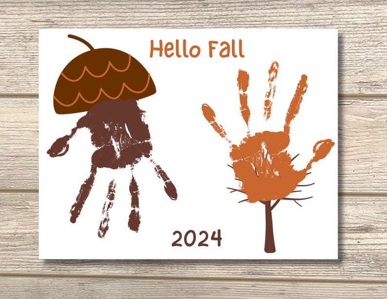 Hello Fall 2024, Handprint Craft, Fall Craft, Toddler Craft, Preschool ...