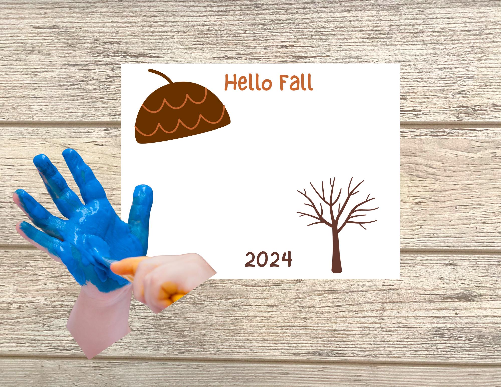 Hello Fall 2024, Handprint Craft, Fall Craft, Toddler Craft, Preschool ...