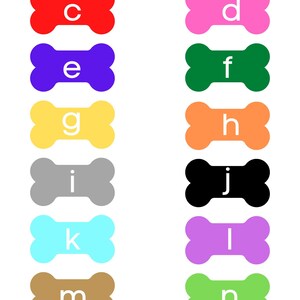 Feed the Puppy, Number, Shape, Uppercase and Lower Case Letters, Colors ...