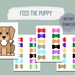 Feed the Puppy, Number, Shape, Uppercase and Lower Case Letters, Colors ...