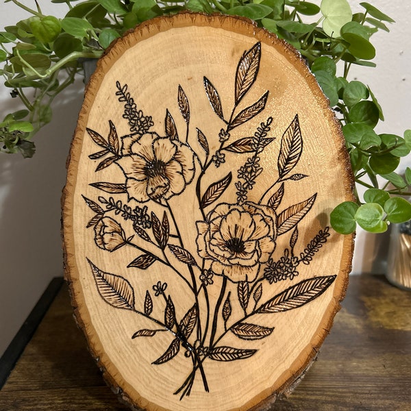 Wood Burning Art - Etsy Canada