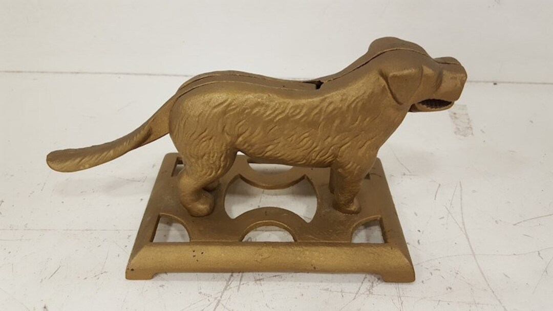 Antique Victorian Dog Cast Iron or Brass Labrador Retriever Saint ...