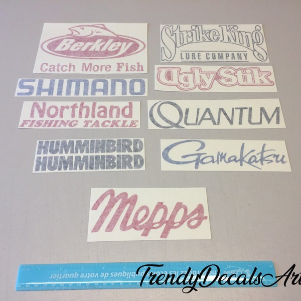 Fishing Stickers - Etsy