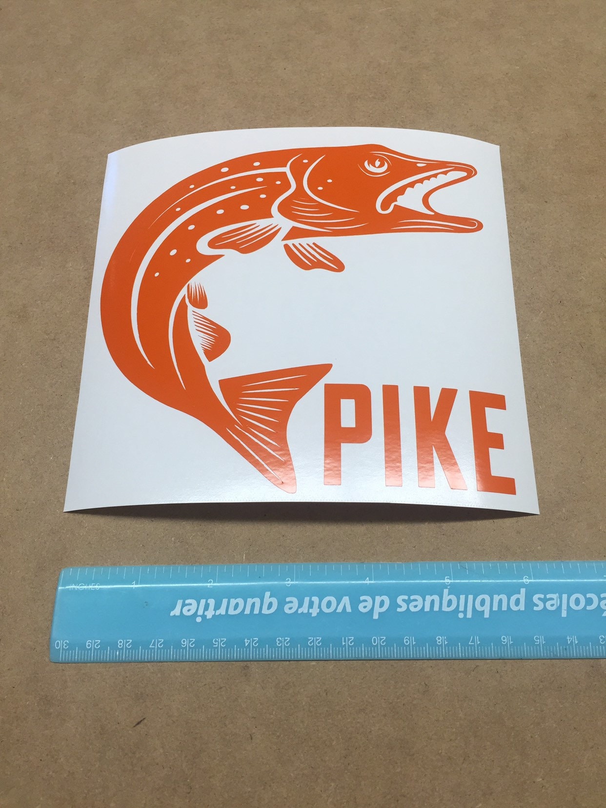 Pike Decal Fishing Decal Fishing Sticker Fishing Vinyl - Etsy