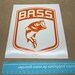 Bass Decal Fishing Decal Fishing Sticker Fishing Vinyl - Etsy