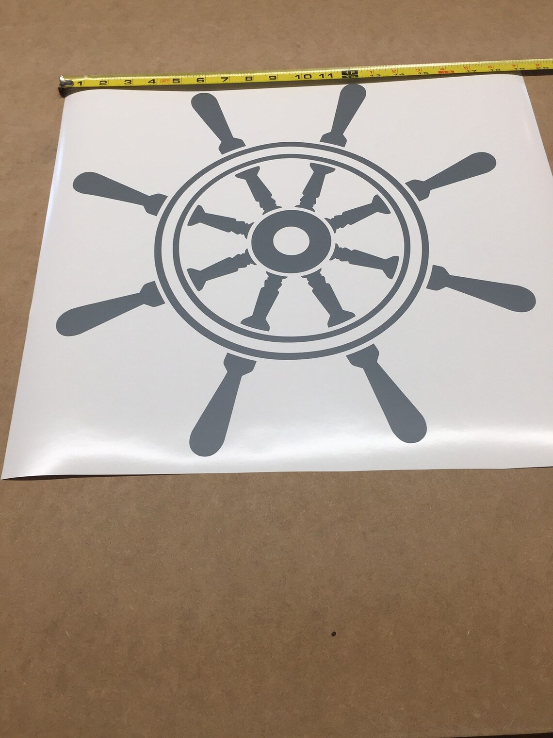 Boat Wheel Decal Fishing Decal Fishing Sticker Fishing | Etsy