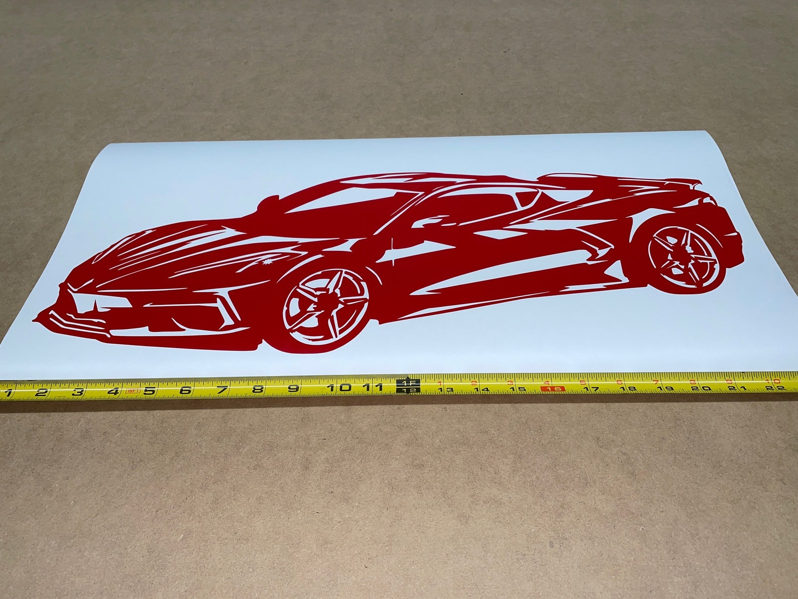 Chevy Corvette C8 2020 Decal Car Wall Decal Car Wall Vinyl - Etsy