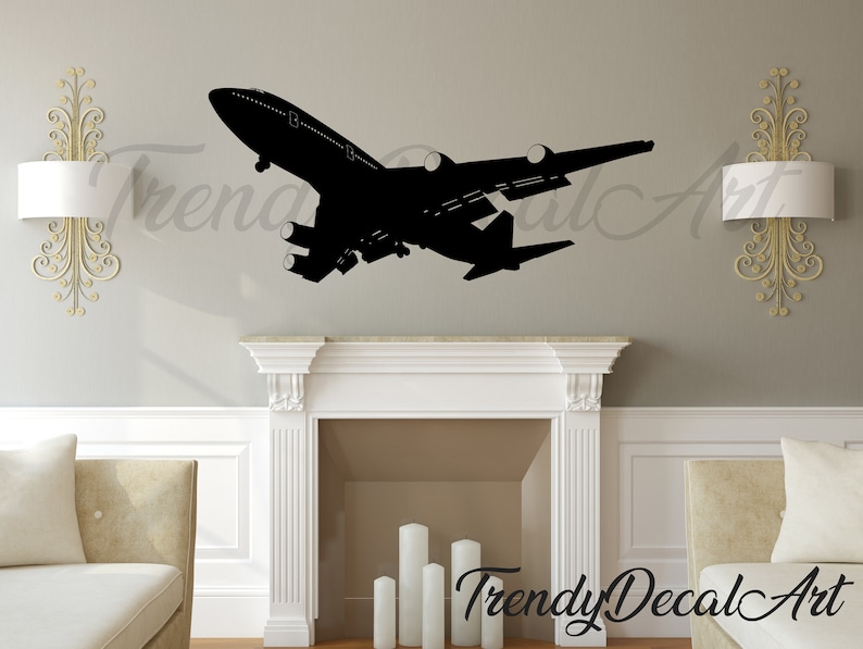 Boeing 747 Airplane Decal Boeing 747 Vinyl Sticker Airplane | Etsy