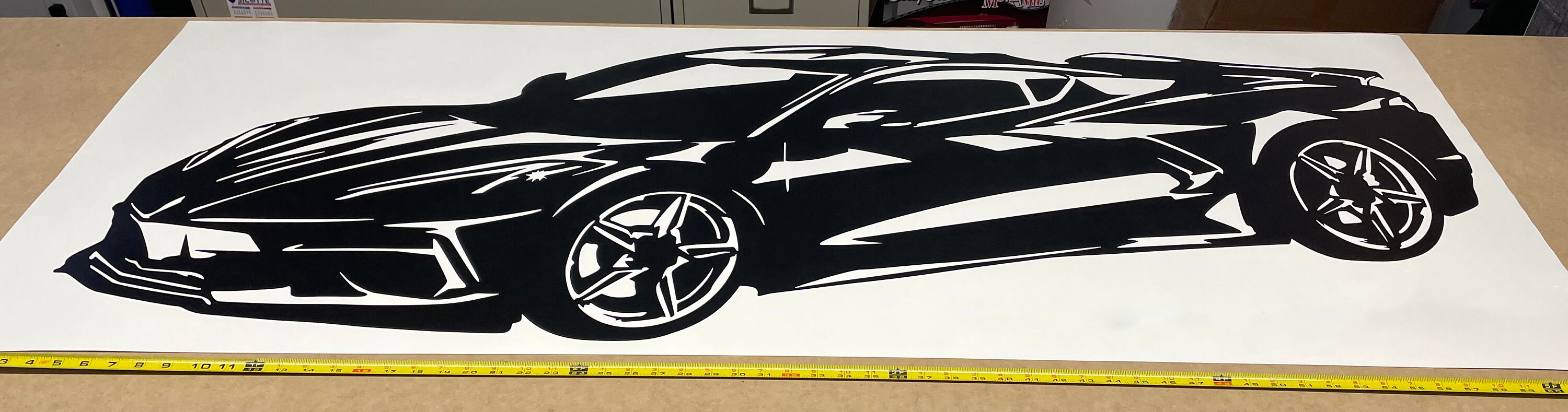 Chevy Corvette C8 2020 Decal Car Wall Decal Car Wall Vinyl - Etsy Ireland