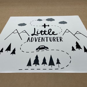Little Adventurer Decal, Explore Decal Sticker, Mountain Vinyl Decal ...