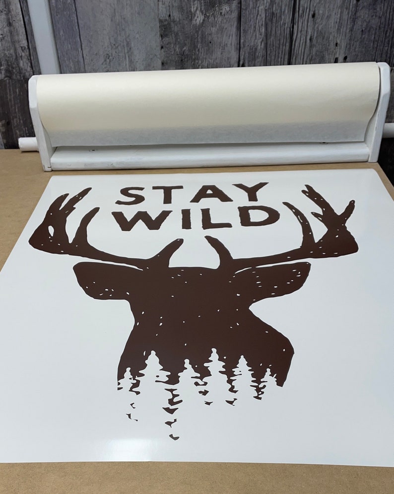 Hunting Decal Stay Wild Decal Hunting Vinyl Sticker Buck - Etsy