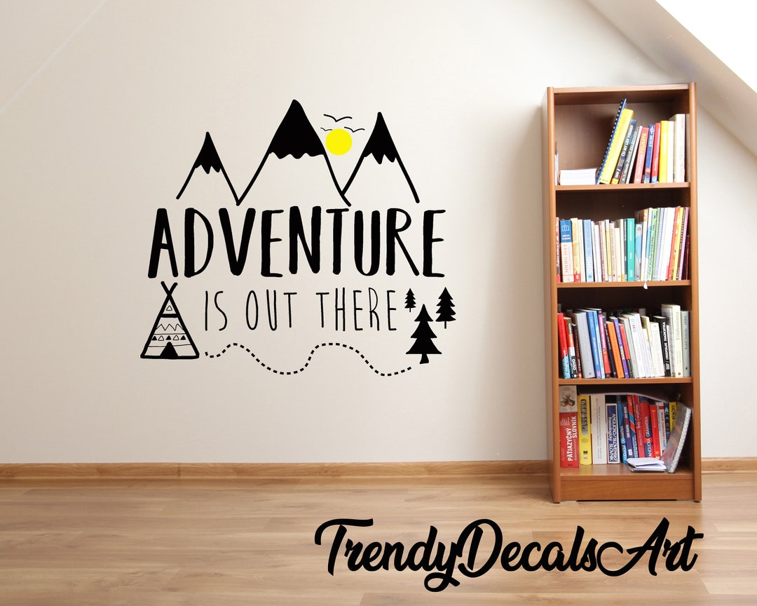 Adventure Decal, Explore Decal Sticker, Adventure is Out There Decal ...