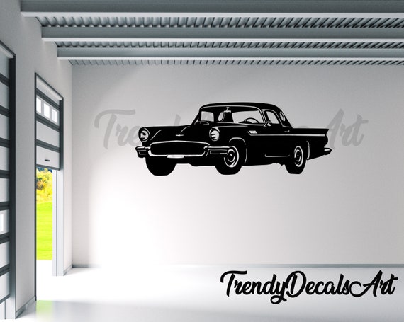 Thunderbird 1957 Decal Car Wall Decal Car Wall Vinyl | Etsy