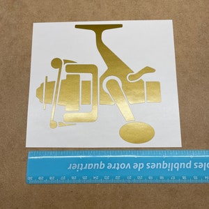 Fishing Reel Decal, Fishing Decal, Fishing Sticker, Fishing Vinyl Decal ...