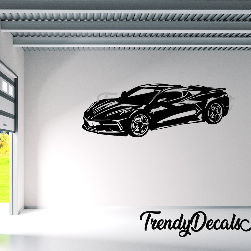 Corvette Wall Decals - Etsy