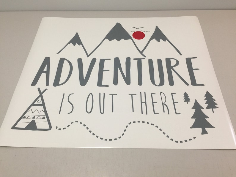 Adventure Decal, Explore Decal Sticker, Adventure is Out There Decal ...