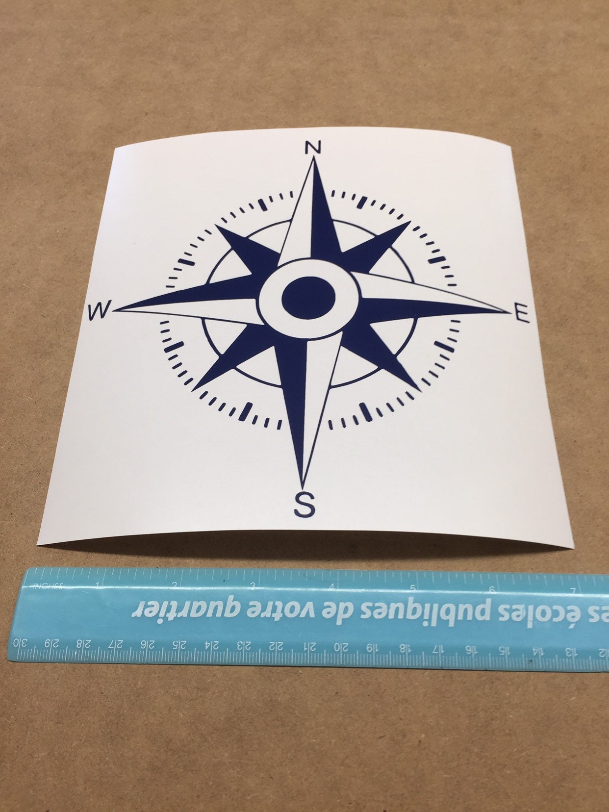 Compass Decal Compass Vinyl Sticker Nature Vinyl Decal - Etsy Canada