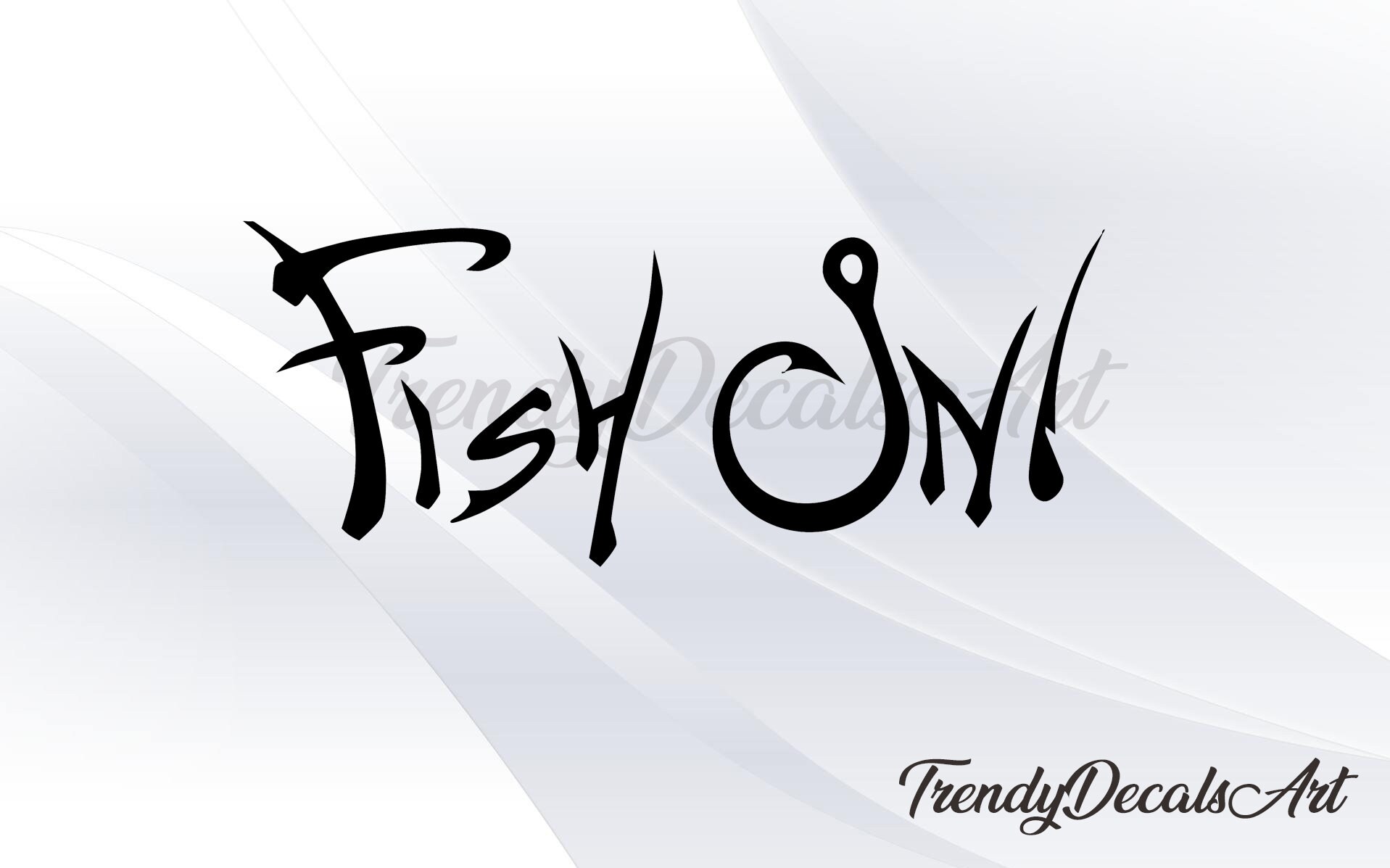 Fish on Decal Fishing Decal Fishing Sticker Fishing Vinyl - Etsy Ireland