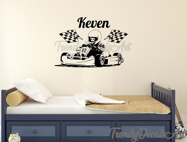 Custom Go Kart Decal Custom Karting Vinyl Sticker Choose | Etsy