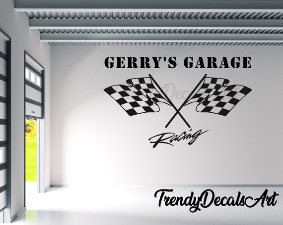 Custom Checkered Flags Decal Custom Racing Vinyl Sticker - Etsy Australia