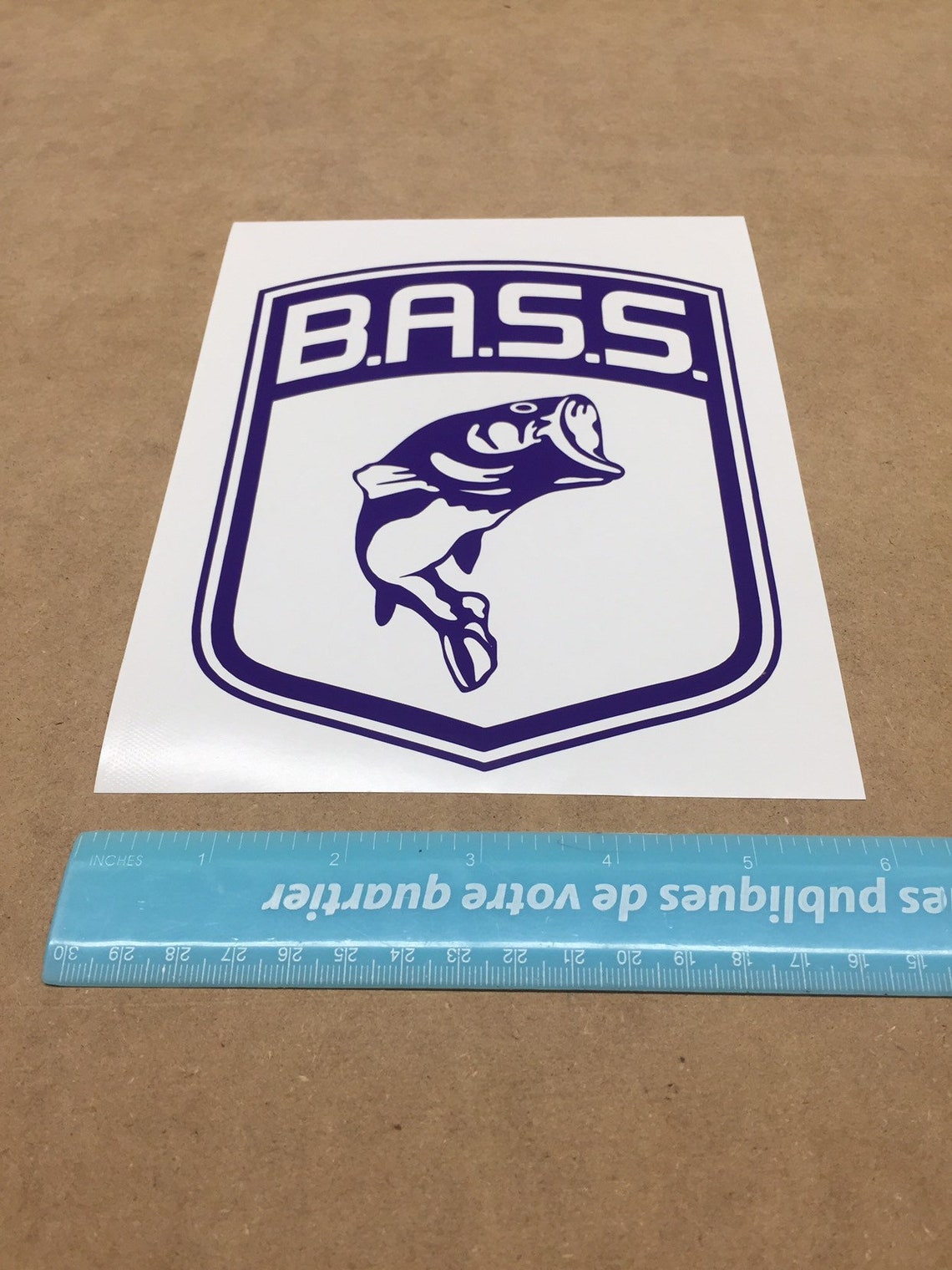 Bass Decal Fishing Decal Fishing Sticker Fishing Vinyl | Etsy