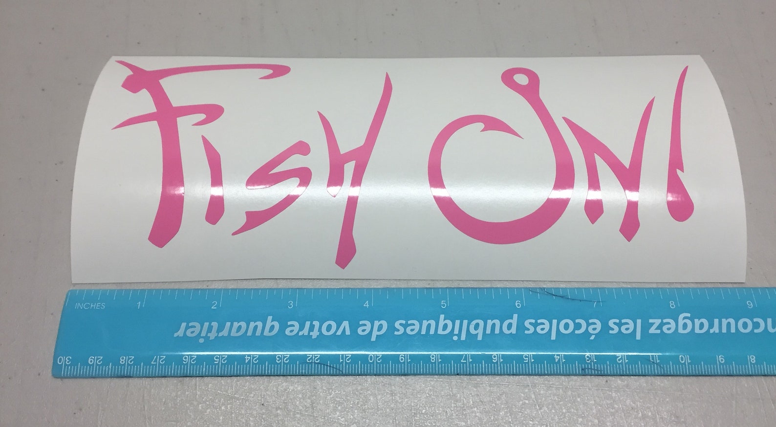 Fish on Decal, Fishing Decal, Fishing Sticker, Fishing Vinyl Deca, Car ...