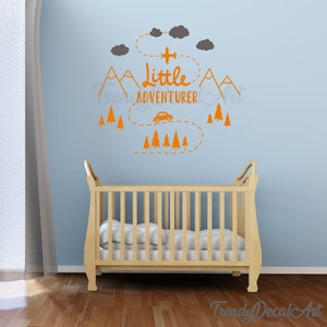 Little Adventurer Decal, Explore Decal Sticker, Mountain Vinyl Decal ...