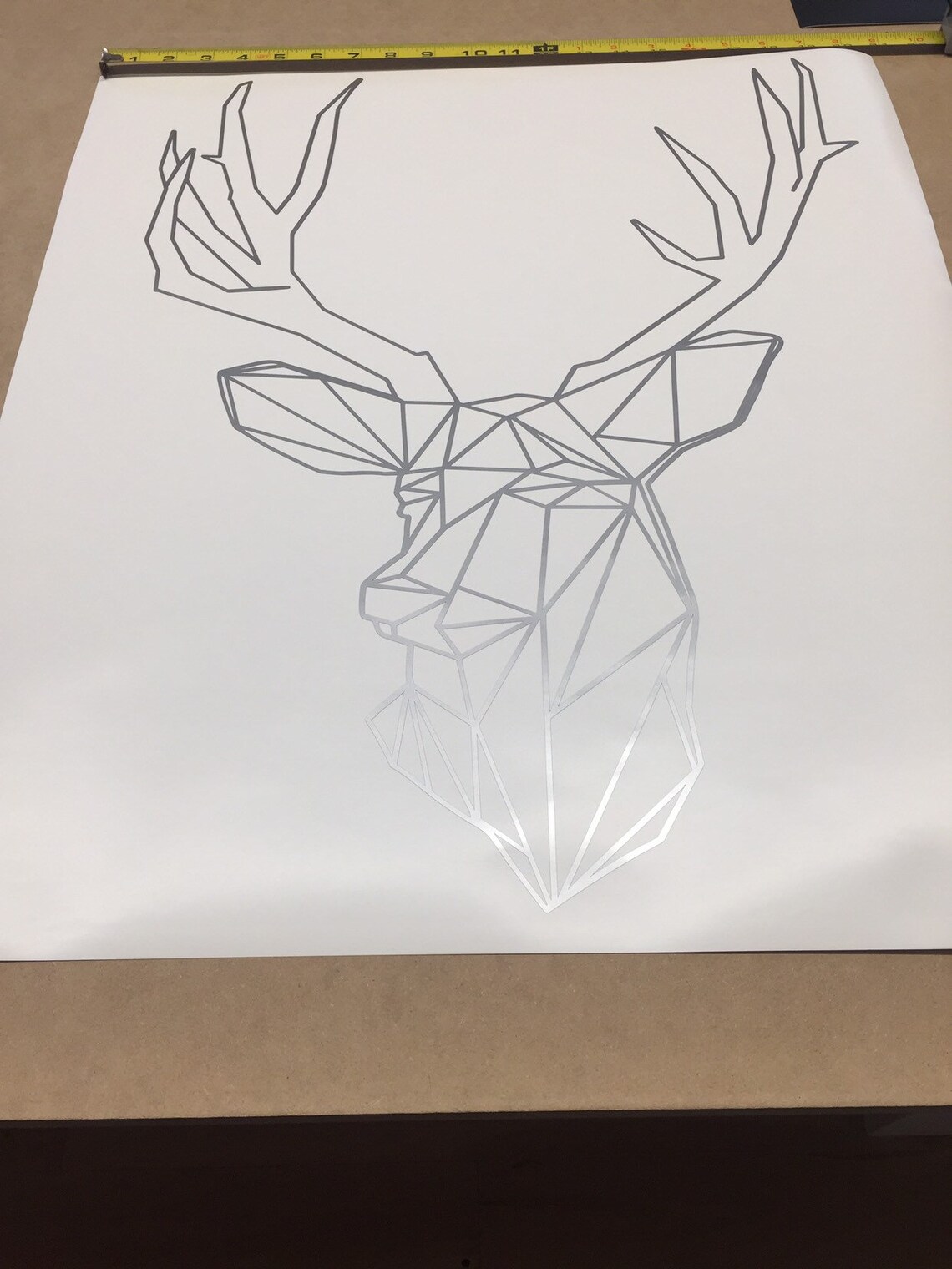 Geometric Deer Decal Buck Vinyl Sticker Hunting Themed - Etsy