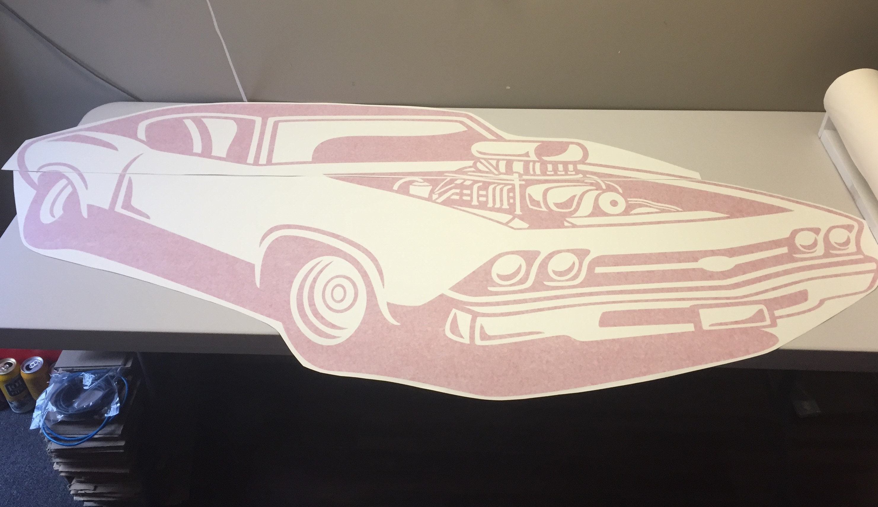 Chevy Chevelle Decal Car Wall Decal Car Wall Vinyl Sticker | Etsy Canada