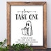 Please Take One Sign. Halloween Trick or Treat. Instant Download ...