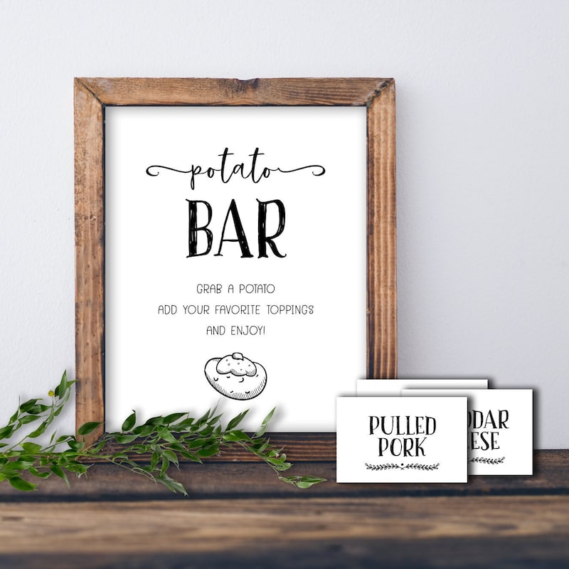 Mashed Potato Bar - Etsy