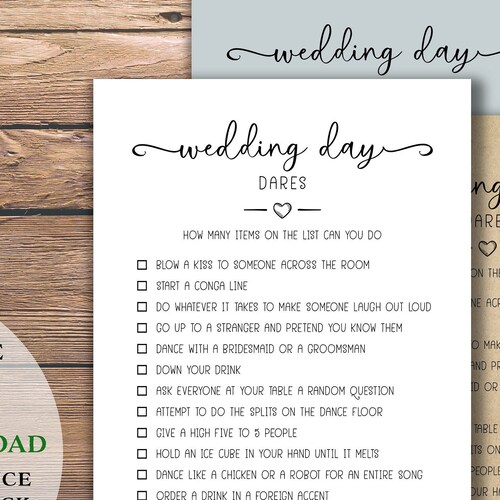 Wedding Reception Cards. Instant Download Printable. Guest - Etsy