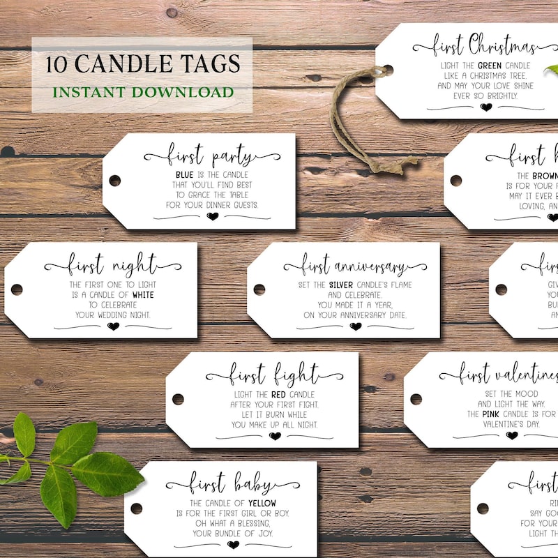 Custom Candle With Poem - Etsy