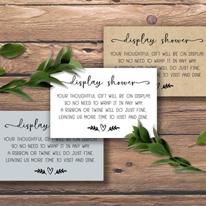 Display Shower. Instant Download Printable. Bridal or Baby Shower ...
