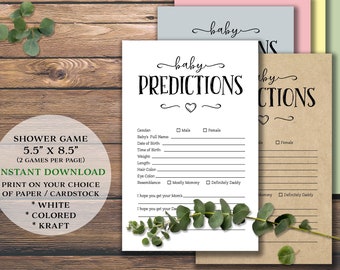 Baby Shower Game. Advice for Mommy. Instant Download | Etsy