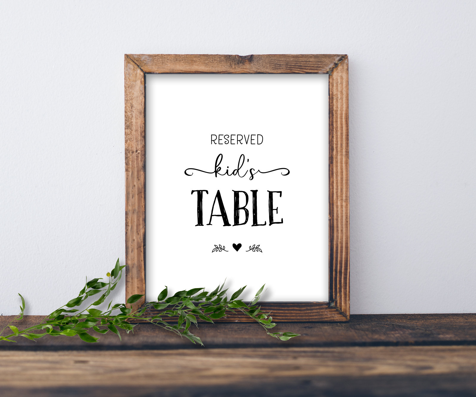 4 Wedding Reception Table Signs. Instant Download Printable. - Etsy