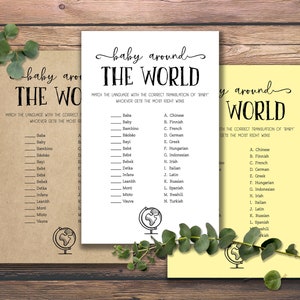Baby Shower Game Bundle 4. Instant Download Printable. Baby Games Pack ...