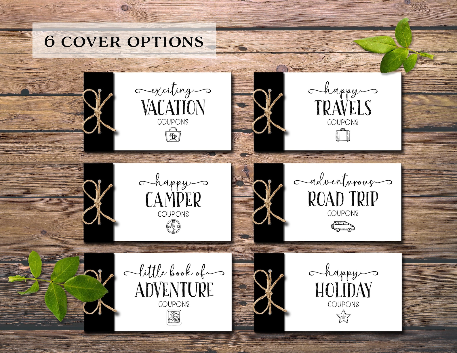 Travel Coupons. Vacation Coupon Book. Instant Download DIY - Etsy UK