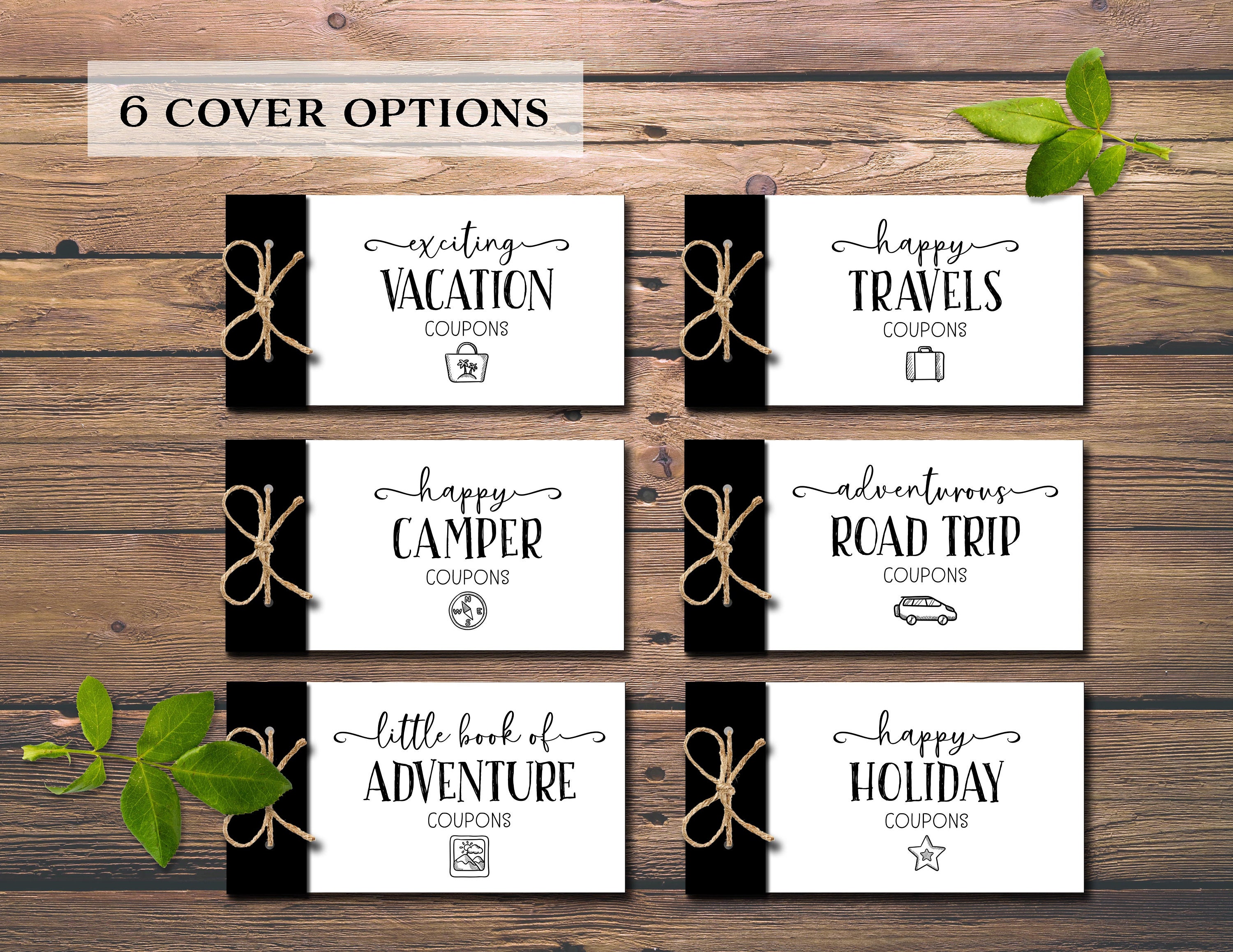 Travel Coupons. Vacation Coupon Book. Instant Download DIY - Etsy UK