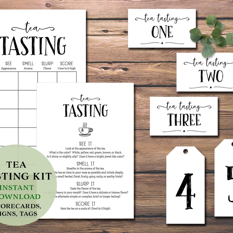 Tea Party Place Card - Etsy