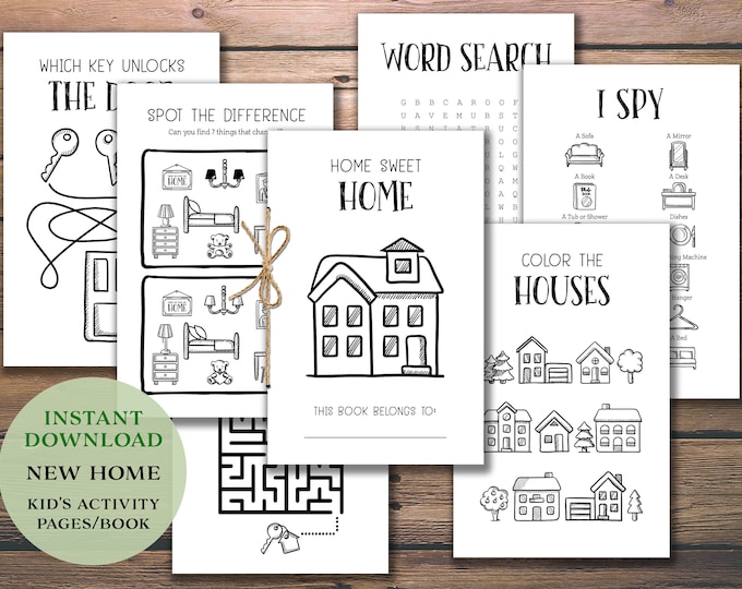 Branded Real Estate Coloring and Activity Pages | Customizable Coloring ...