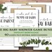 Big Baby Shower Game Bundle. Instant Download Printable. Baby Games ...