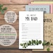 A Book for My Dad. Instant Download Printable. Father's Day Activity ...