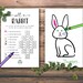 Roll a Rabbit Dice Game. Instant Download Printable. Easter - Etsy